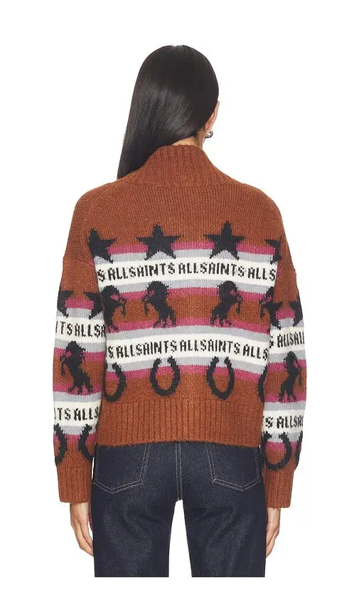 ALLSAINTS Epona Zip-up Cardigan
