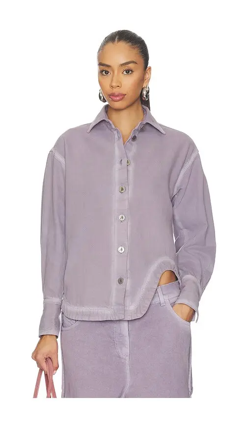 Attico Cotton Shirt Jacket