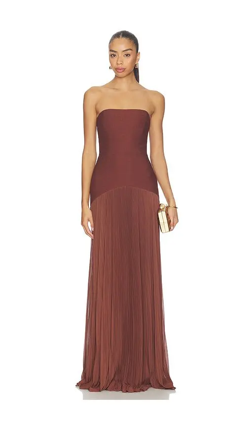 Alexis Sunniva Dress - Brown