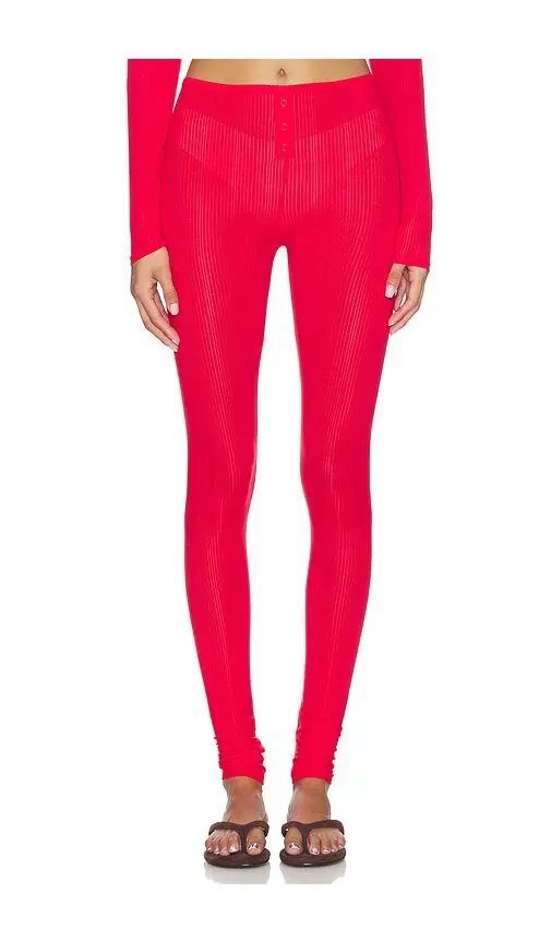 NEGATIVE UNDERWEAR Whipped Long Underwear - Red