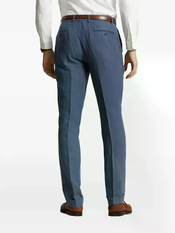 Polo Ralph Lauren Pressed-crease Trousers - Blue