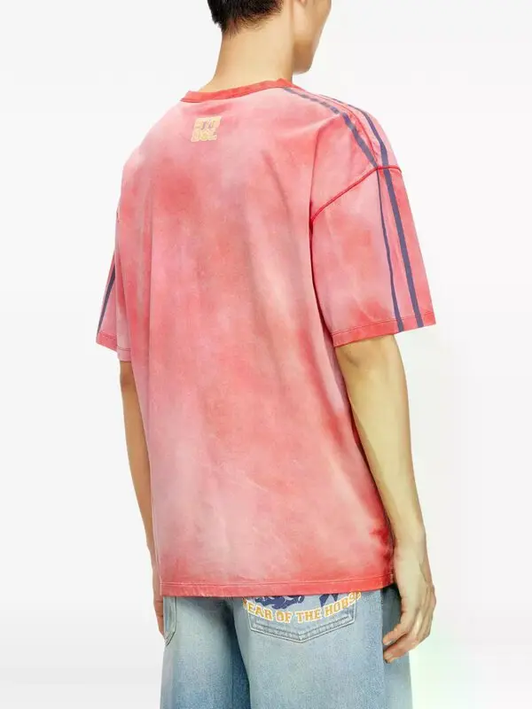 DIESEL® Year Of The Horses Print T-shirt - Red