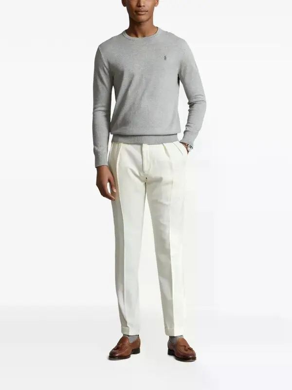 Polo Ralph Lauren Logo-embroidered Sweater - Grey