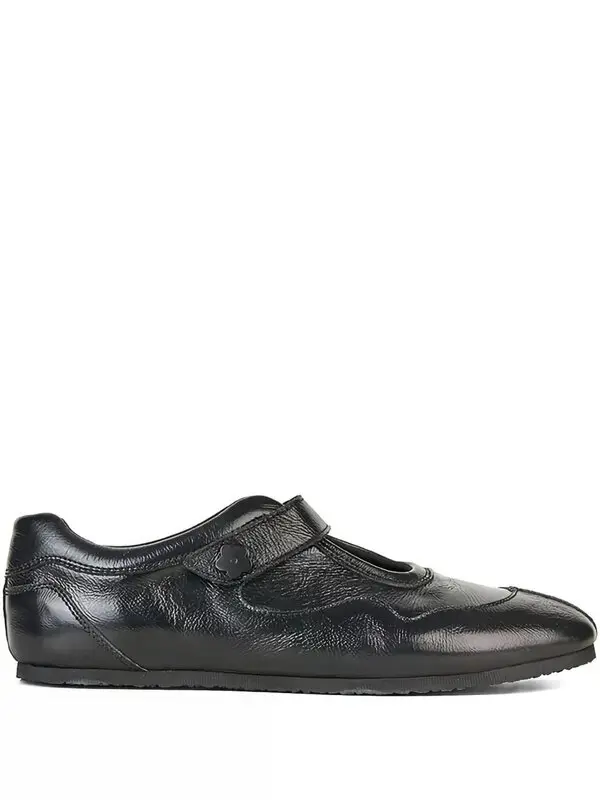 Cecilie Bahnsen Cosmo Leather Sneakers - Black