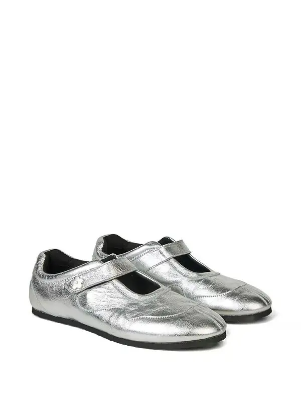 Cecilie Bahnsen Cosmo Flower-detail Sneakers - Silver
