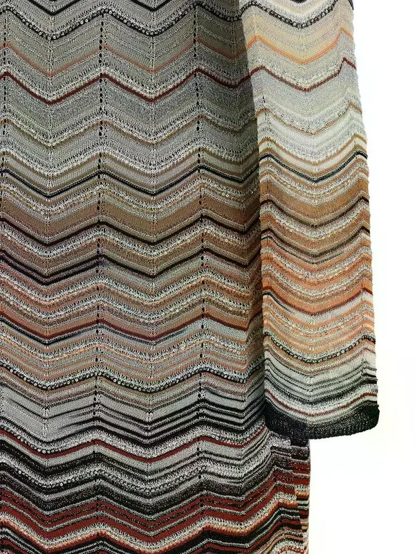Missoni Chevron Sequin Appliqué Mini Dress