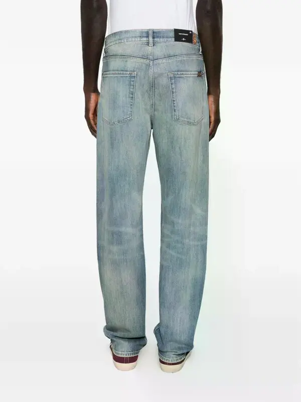 7 For All Mankind Easy Straight Denim Jeans