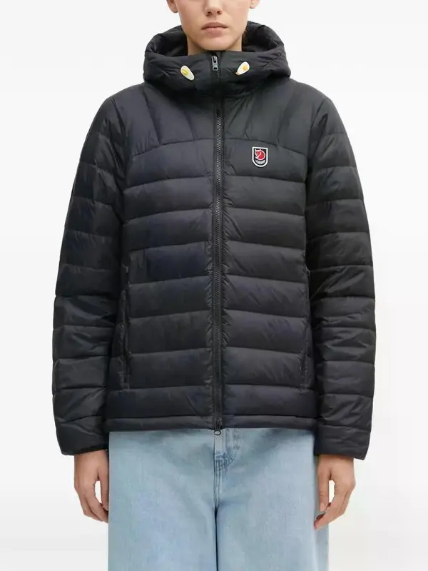 Fjallraven Logo-detail Padded Jacket - Black