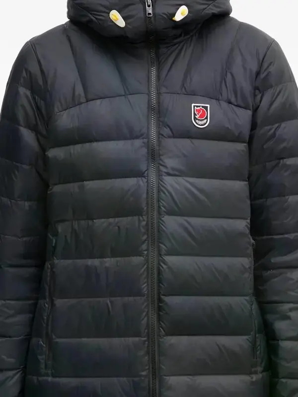 Fjallraven Logo-detail Padded Jacket - Black