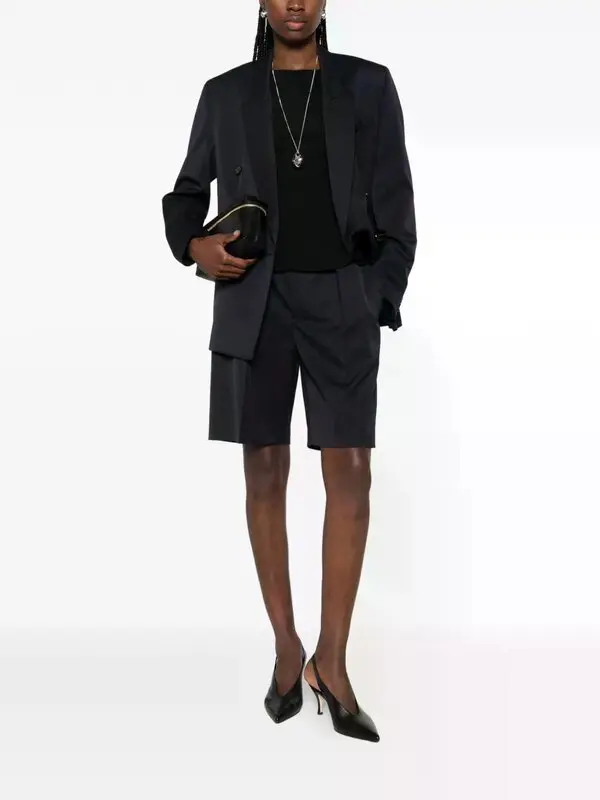 Victoria Beckham Pleated Front Shorts