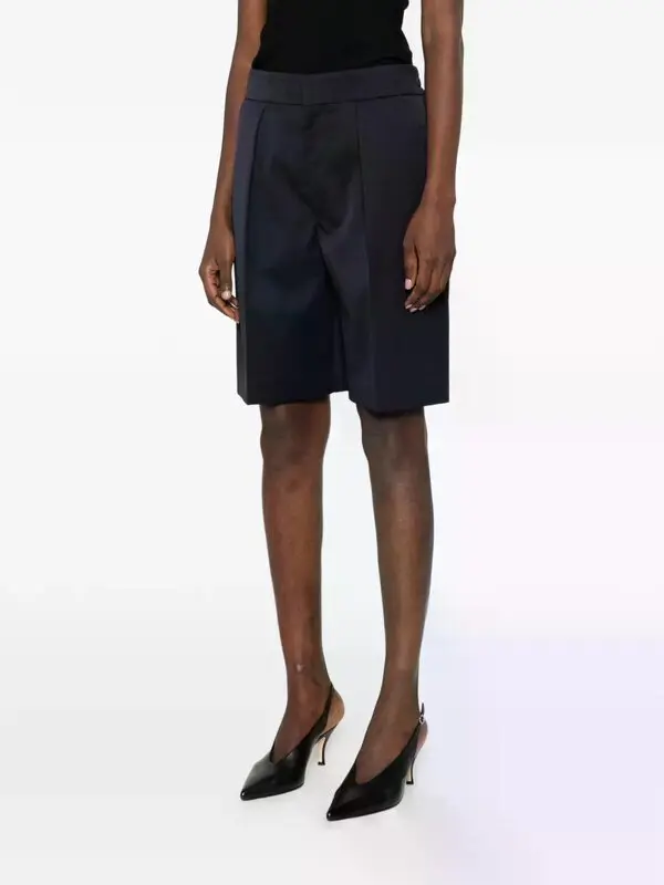 Victoria Beckham Pleated Front Shorts