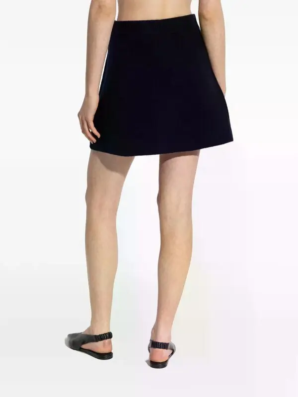 LISA YANG Clare Ribbed Mini Skirt