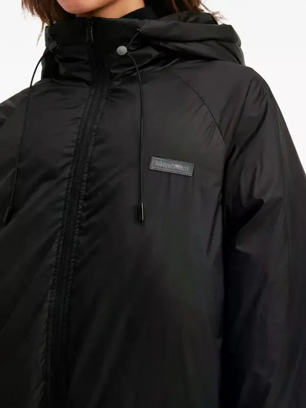 MINI CREAM Hooded Zip-fastening Jacket