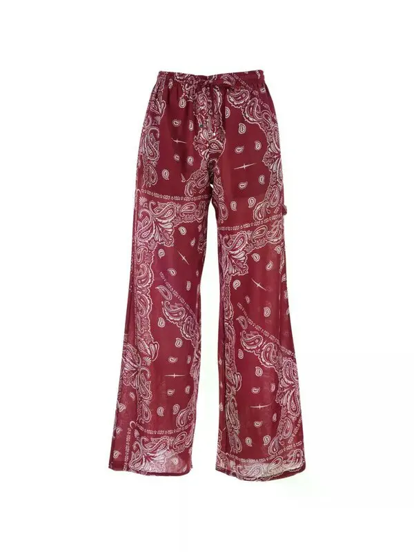 VENUJA Bandana-print Drawstring Trousers