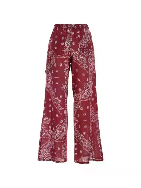 VENUJA Bandana-print Drawstring Trousers