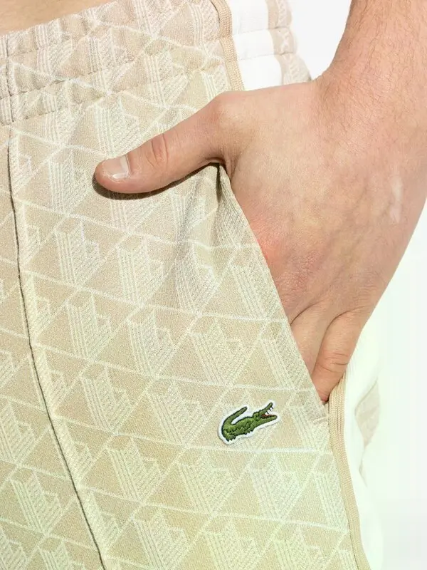 Lacoste Patterned Track Pants - Neutrals