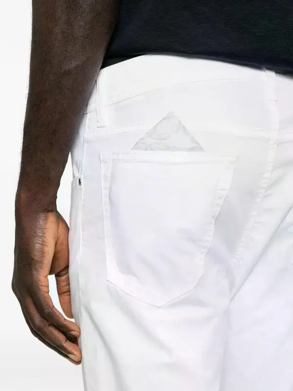 Jacob Cohen Buttoned Trousers - White