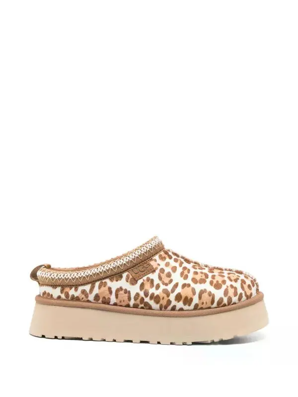 UGG Tazz Plains Leopard-print Mules - Neutrals