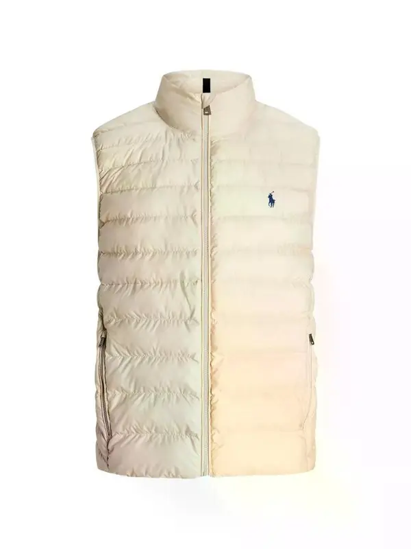 Polo Ralph Lauren Zipped Logo Waistcoat - Neutrals