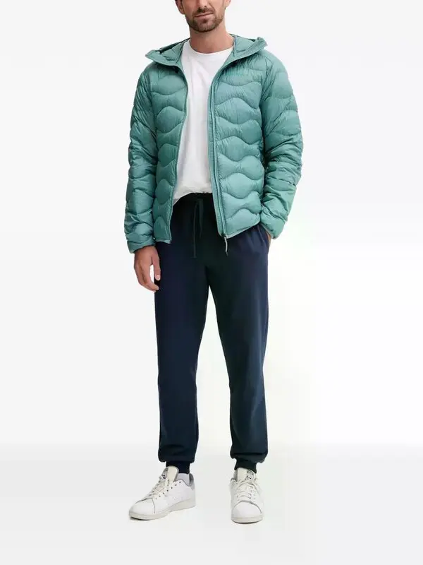 PEAK PERFORMANCE Helium Quilted Hooded Jacket - Blue
