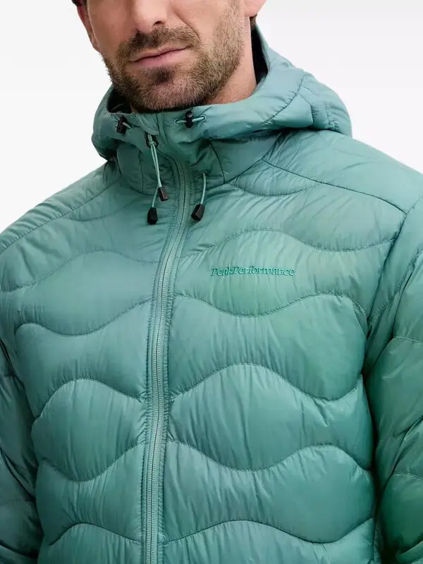 PEAK PERFORMANCE Helium Quilted Hooded Jacket - Blue