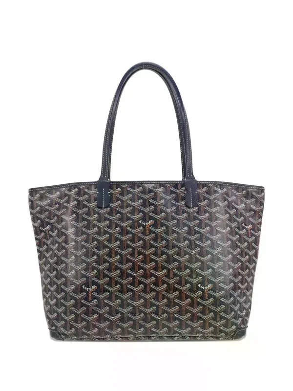 Goyard 2020s Artois Leather Tote Bag - Brown
