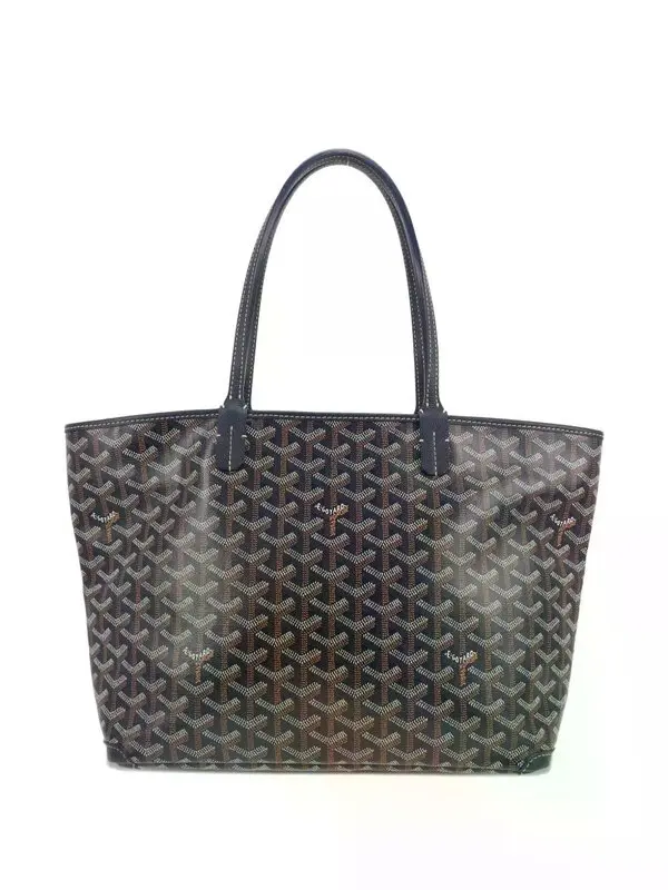 Goyard 2020s Artois Leather Tote Bag - Brown