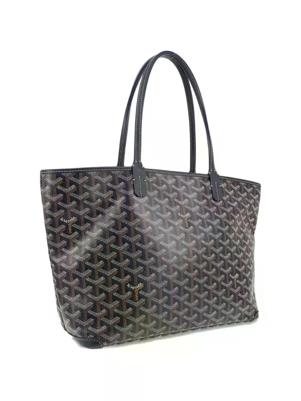 Goyard 2020s Artois Leather Tote Bag - Brown
