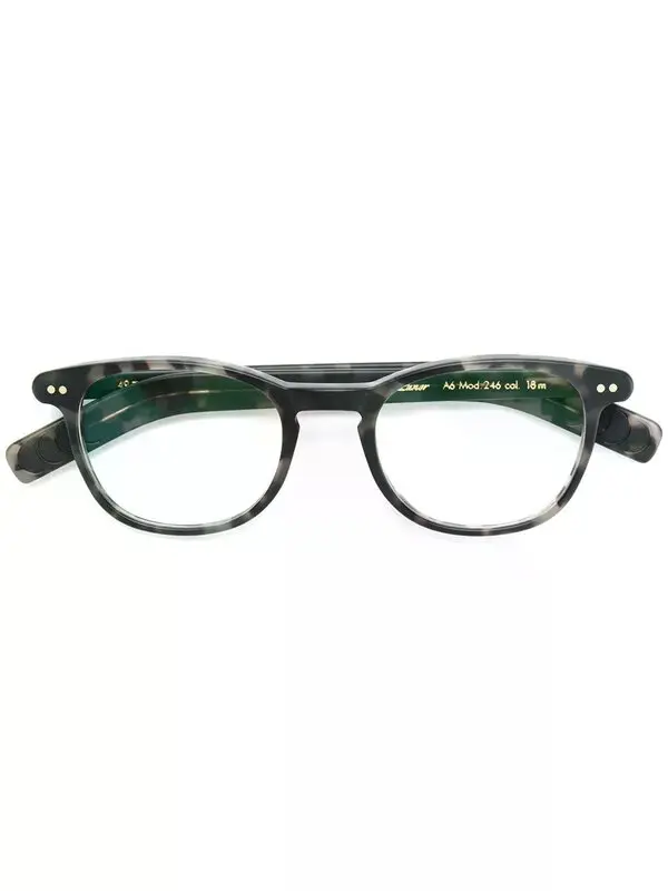 LUNOR Acetate Eyeglasses With Square Frame - Black