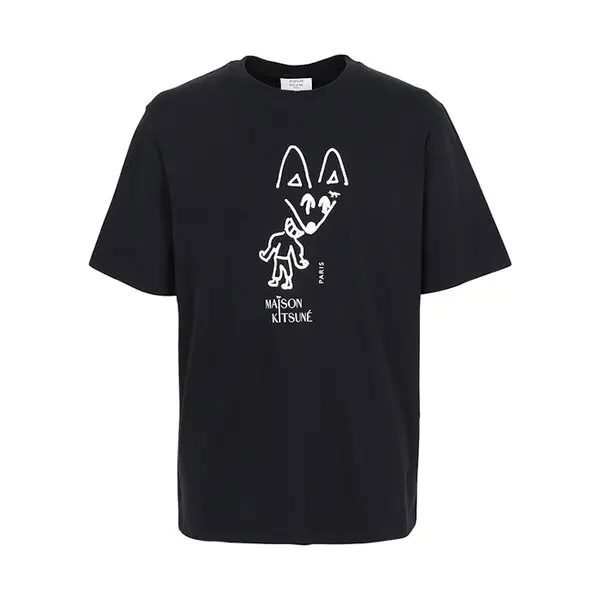 Maison Kitsuné Party Fox Short Sleeve T-shirt