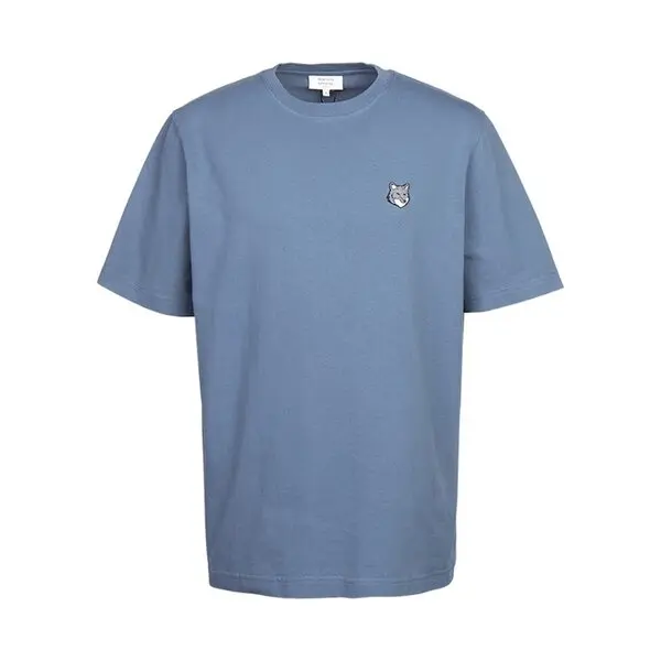 Maison Kitsuné Fox Head Short Sleeve T-shirt - Blue