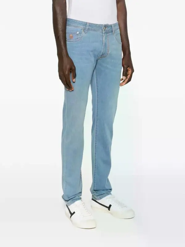 Corneliani Classic Five-pocket Jeans - Blue
