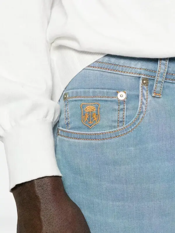 Corneliani Classic Five-pocket Jeans - Blue