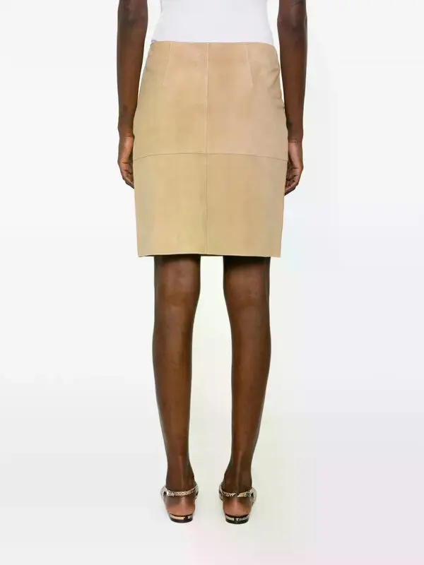 P.a.r.o.s.h Minuetto Suede Mini Skirt