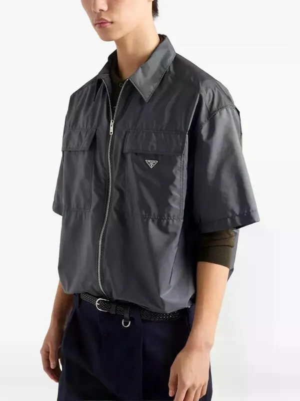 Prada Re-nylon Shirt - Grey