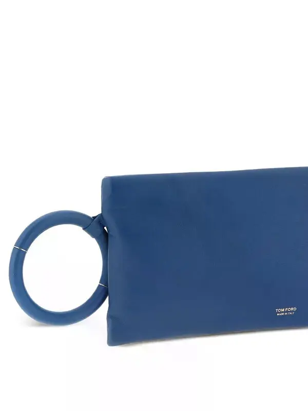 TOM FORD Embossed Logo Bangle Clutch - Blue