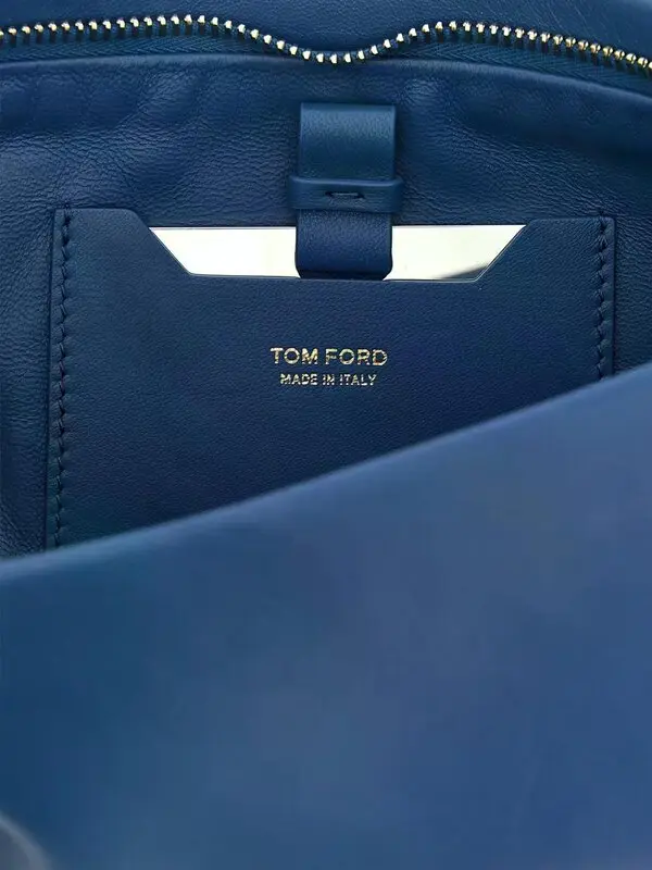 TOM FORD Embossed Logo Bangle Clutch - Blue