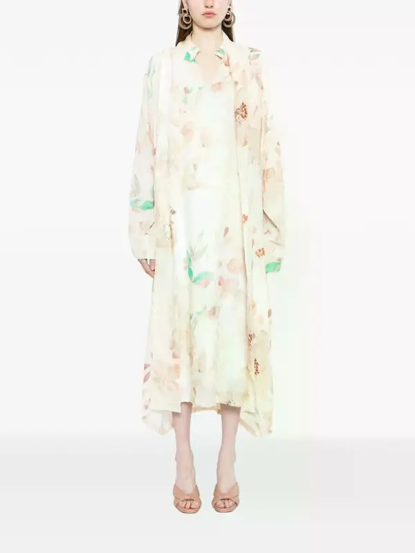 BAMBAH Kaftan Dress With Floral Print