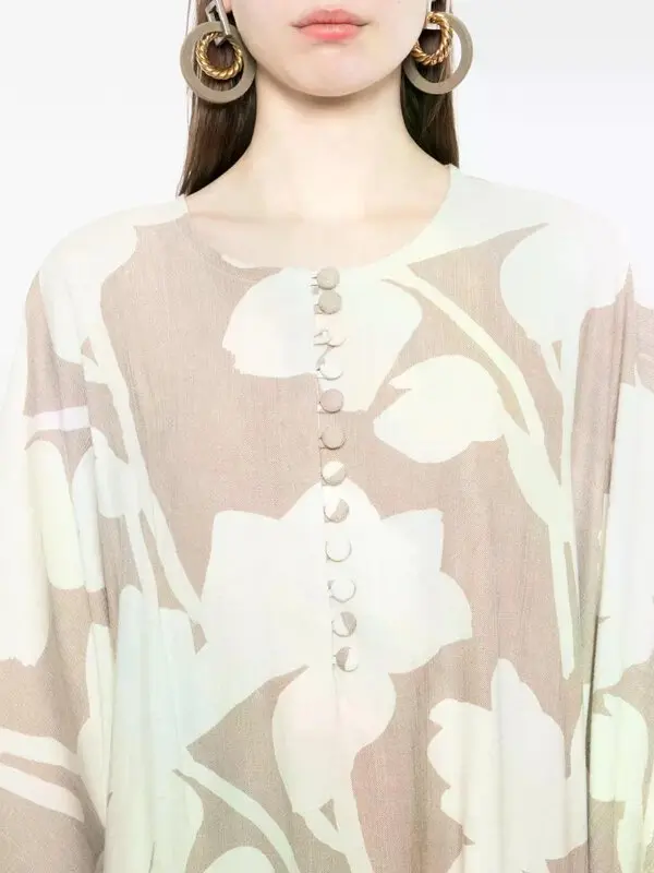BAMBAH Floral Print Kaftan