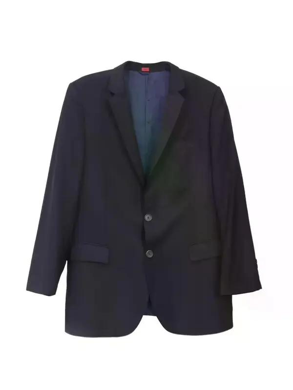 BOSS Single-breasted Pocket Blazer - Blue