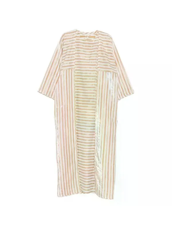 BAMBAH Abaya Maxi Dress With Striped Pattern