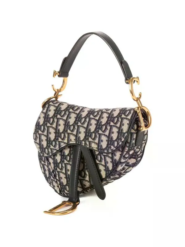 Dior Mini Saddle Shoulder Bag - Neutrals