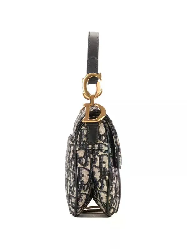 Dior Mini Saddle Shoulder Bag - Neutrals