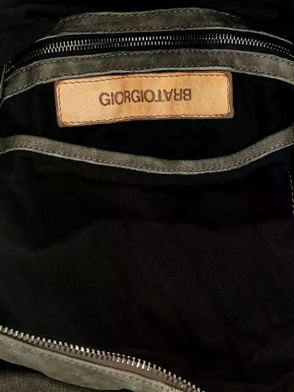 GIORGIO BRATO Zip-fastening Leather Backpack