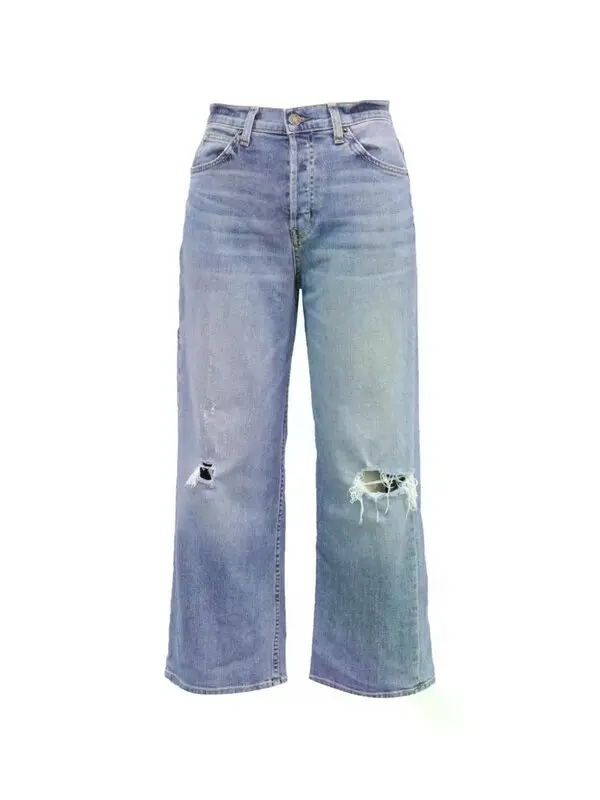 NILI LOTAN Cropped Flare Jeans