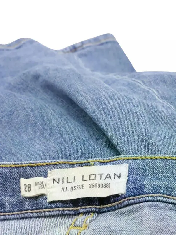 NILI LOTAN Cropped Flare Jeans