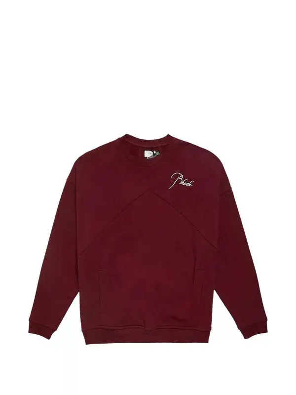 Rhude Logo-embroidered Crewneck Sweatshirt