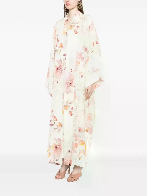 BAMBAH Kaftan Dress With Floral Print