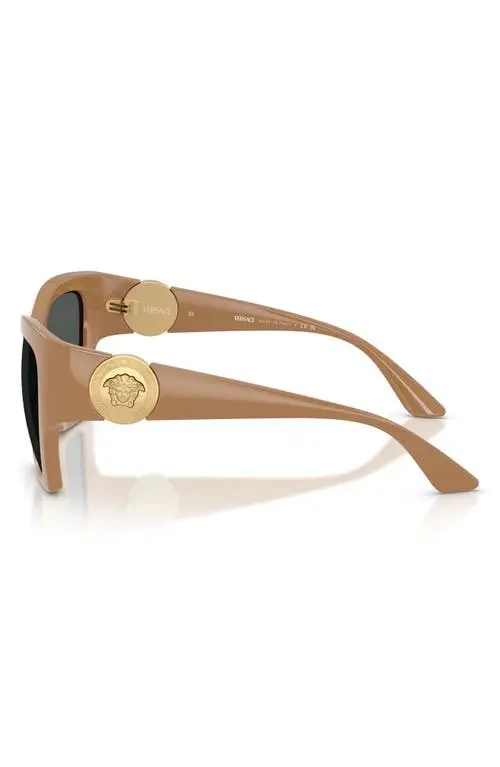 Versace 54mm Irregular Sunglasses