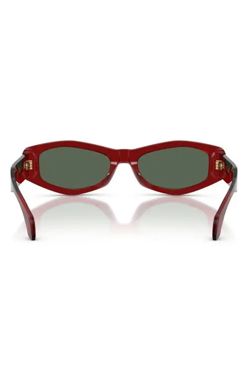 Versace 54mm Irregular Sunglasses